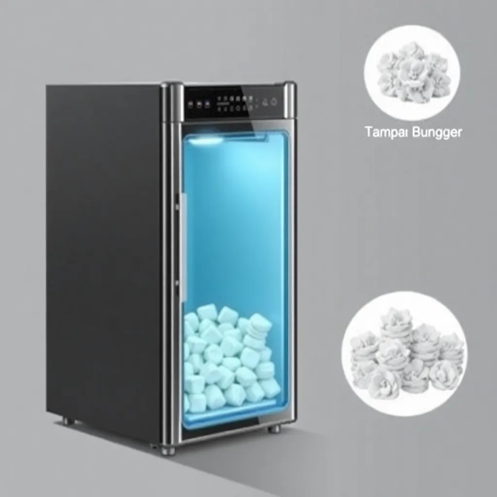 Harga Freezer Es Batu Tanpa Bunga Es | Harga.web.id