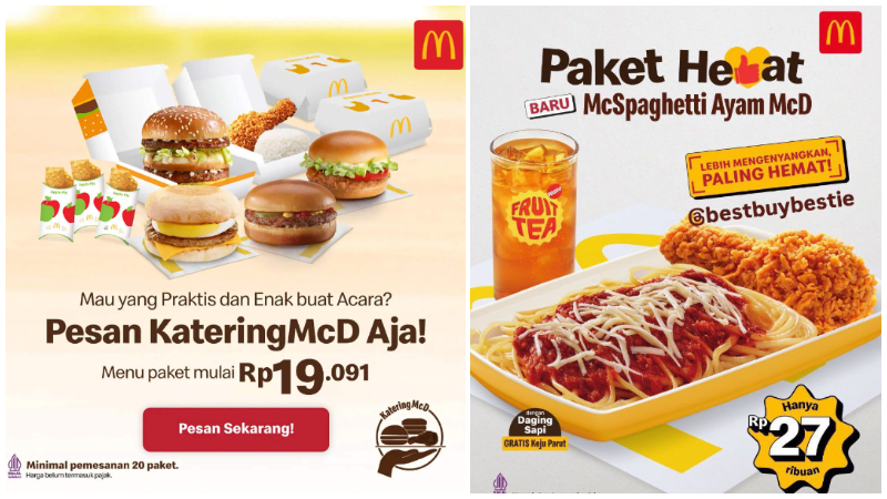 Info Lengkap Menu dan Harga Paket Hemat McD | Harga.web.id