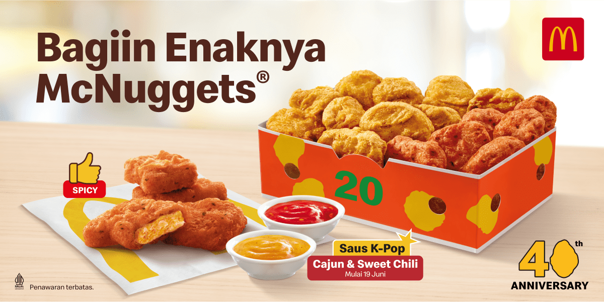 Update Harga Menu Nugget Ayam McD McNuggets (4pcs, 6pcs, 9pcs) | Harga ...