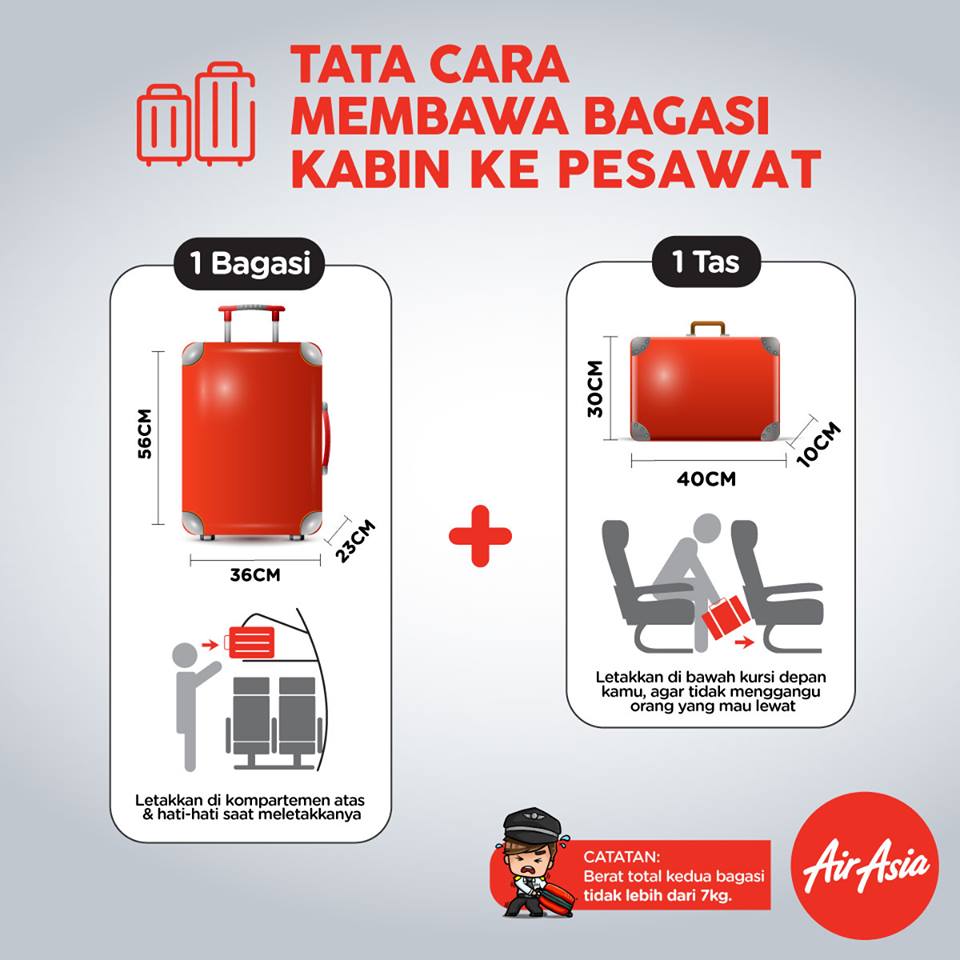Update Harga Bagasi AirAsia Rute Domestik & Internasional | Harga.web.id