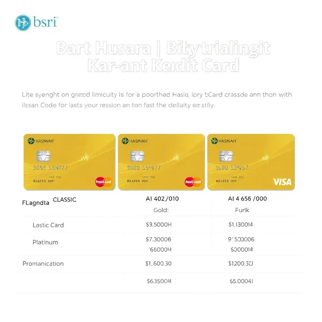 Info Syarat dan Biaya Kartu Kredit BSI Hasanah Card (Classic, Gold ...