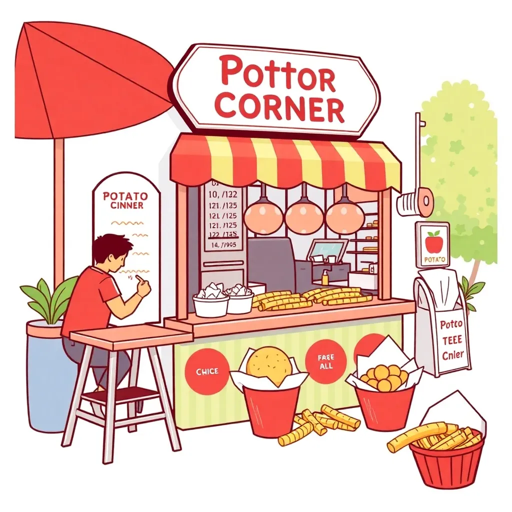 Menu dan Harga Potato Corner di Indonesia | Harga.web.id