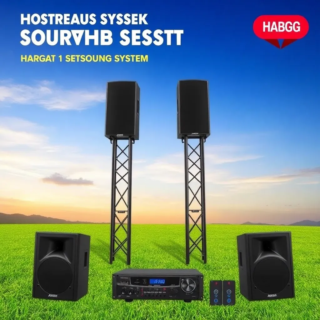 Update Harga 1 Set Sound System Panggung Lapangan Outdoor | Harga.web.id